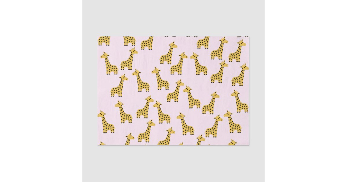 Cute Giraffe Tissue Paper | Zazzle