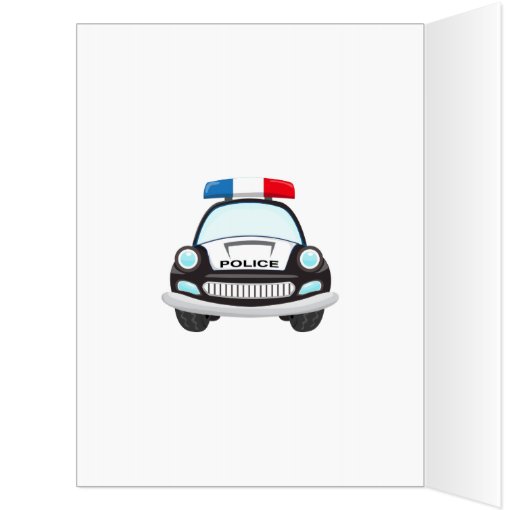 Cute Girl Police Officer Party Birthday Greeting Card | Zazzle