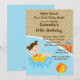 CUTE Girl Pool Party Birthday Invitation | Zazzle