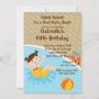 CUTE Girl Pool Party Birthday Invitation | Zazzle