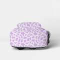 Cute Girls Purple Cow Print Printed Backpack | Zazzle