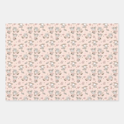 Cute Girls Reading Books Gift Ideas Wrapping Paper Sheets | Zazzle