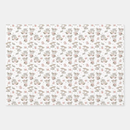 Cute Girls Reading Books Gift Ideas Wrapping Paper Sheets | Zazzle