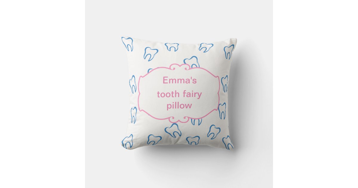 Cute Girls Tooth Fairy Pillow | Zazzle
