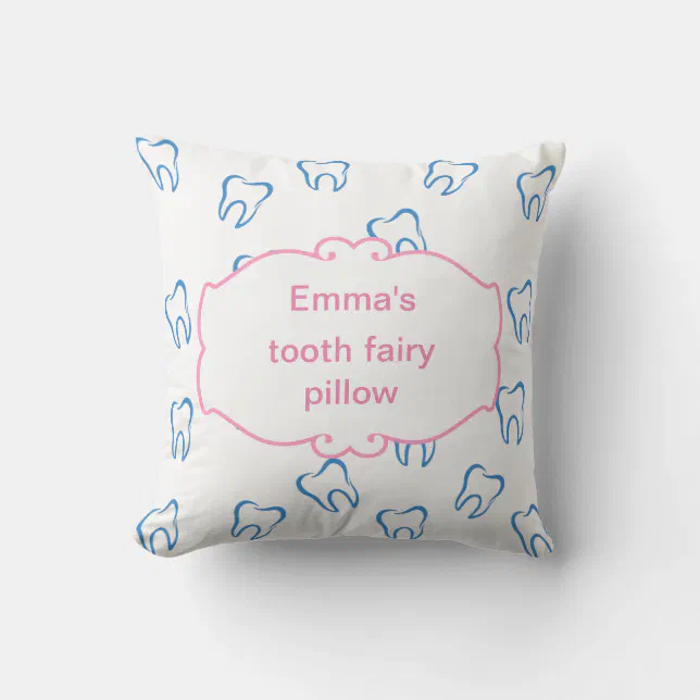 Cute Girls Tooth Fairy Pillow | Zazzle