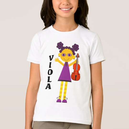 Cute Girls Viola T-shirt | Zazzle.com