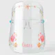 Cute Girly Monogram Flower Face Shield | Zazzle