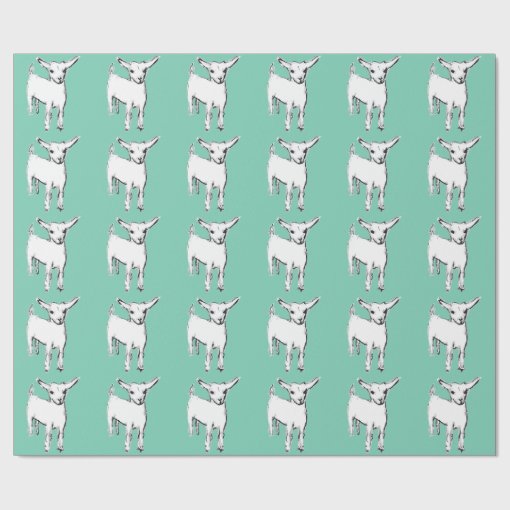 Cute Goat Kid Gift Wrapping Paper | Zazzle