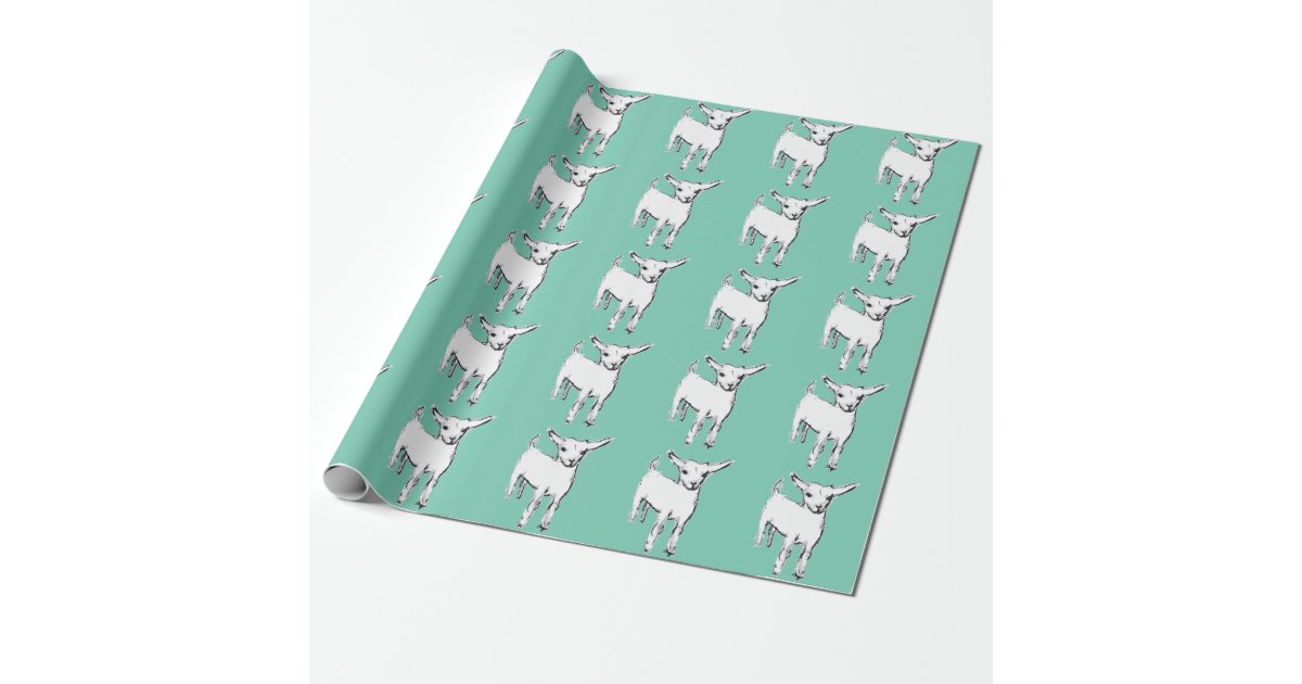 Cute Goat Kid Gift Wrapping Paper | Zazzle
