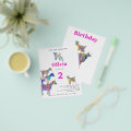 Cute Goats Girls 2nd Birthday Party pink Flyer | Zazzle
