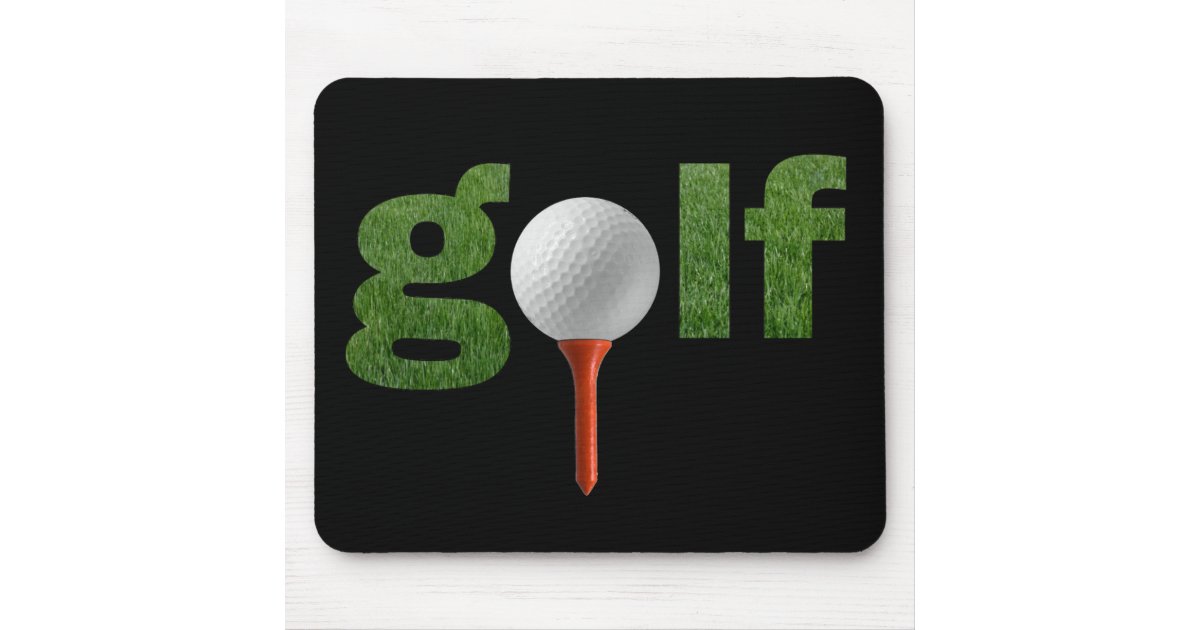 Cute Golf Sports Design Mouse Pad | Zazzle