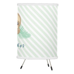Cute Green Baby Sloth Nursery Lamp | Zazzle