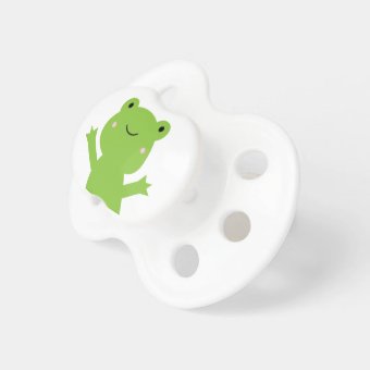Cute Green Frog Pacifier | Zazzle