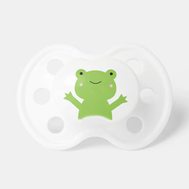 Cute Green Frog Pacifier | Zazzle