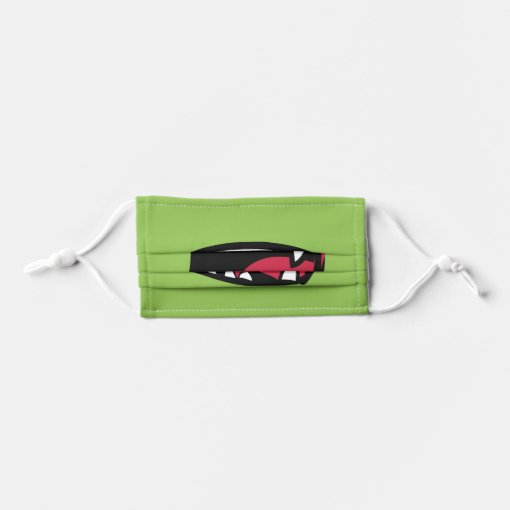 Cute Green Monster Mouth Kids' Cloth Face Mask | Zazzle