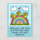 Cute Green Snails Rainbow Log Back To School Postcard | Zazzle