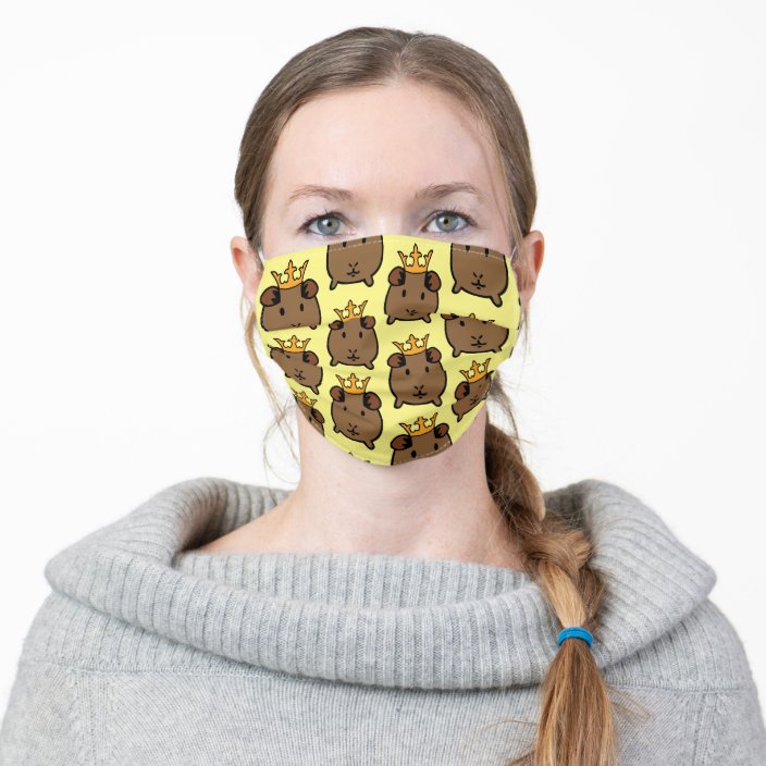 Cute Guinea Pig Face Mask | Zazzle.com