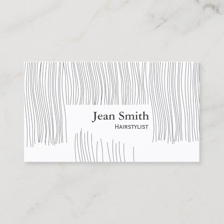 Cute Haircut Hairdresser/Hairstylist Business Card | Zazzle
