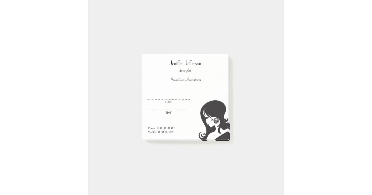 Cute Hairdresser Appointment Post-it® Notes | Zazzle