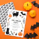 Cute Halloween Cat Bat Pumpkin Party Invitation | Zazzle