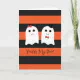 Cute Halloween Couple Ghosts Greeting Card | Zazzle