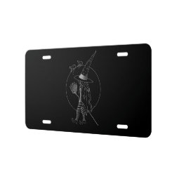 Cute Halloween Witch License Plate | Zazzle