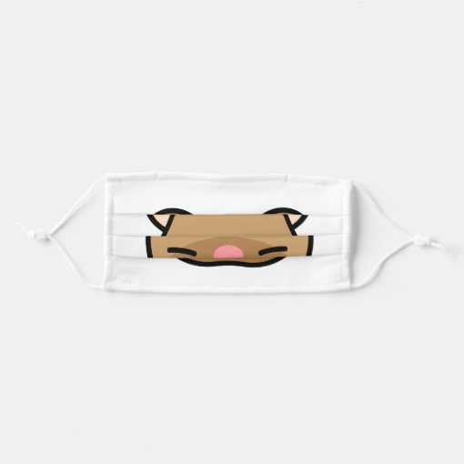Cute Hamster Face Mask | Zazzle