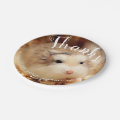 Cute Hamster Thanks for Being Awesome Paper Plates | Zazzle