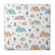 Cute Hand Drawn Mountain Scene Pattern Ceramic Tile | Zazzle