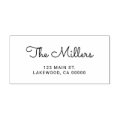 Cute Handwriting Script Family Name Self-inking Stamp | Zazzle