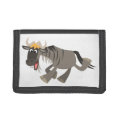Cute Happy Cartoon Wildebeest Wallet | Zazzle
