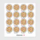 Cute Happy Chocolate Chip Cookie Sticker | Zazzle