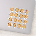 Cute Happy Chocolate Chip Cookie Sticker | Zazzle