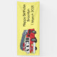 Cute happy fire engine cartoon banner | Zazzle