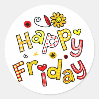 Happy Friday Stickers | Zazzle