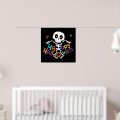 Cute Happy Halloween Skeleton Poster | Zazzle