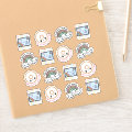 Cute Happy Mail Sticker | Zazzle