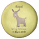 Cute happy miniature donkey cartoon illustration chocolate covered oreo ...