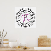 Cute Happy Pi Day © - Funny Pi Poster | Zazzle