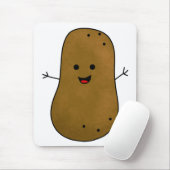 Cute Happy Potato Mouse Pad | Zazzle