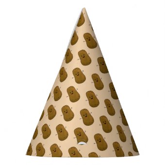 Cute Happy Potato Party Hat | Zazzle