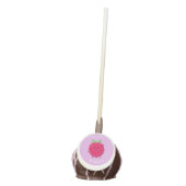 Cute happy raspberry cartoon illustration cake pops | Zazzle