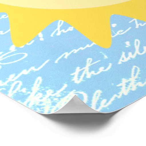 Cute Happy Sun Poster | Zazzle