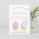 Cute Hatched Chicks in Easter Eggs - Easter Brunch Invitation | Zazzle