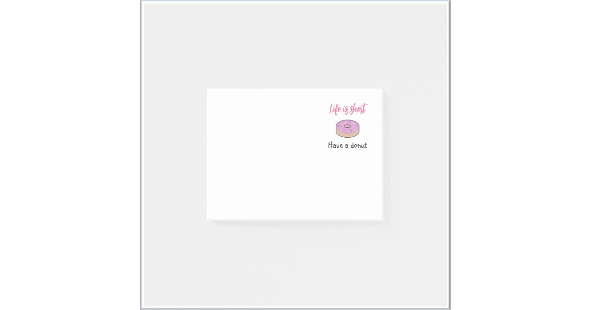Cute Have A Donut Post-it Notes | Zazzle
