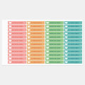 Cute Heart Colorful Labels | Zazzle