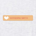 Cute Heart Colorful Labels | Zazzle