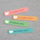 Cute Heart Colorful Labels | Zazzle