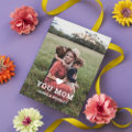 Cute HEART LOVE YOU MOM Mother's Day Photo Card | Zazzle