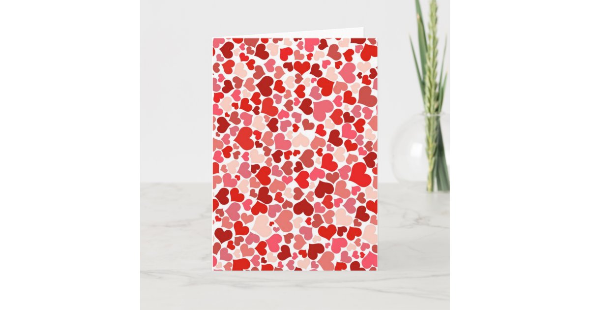 Cute Hearts Card | Zazzle
